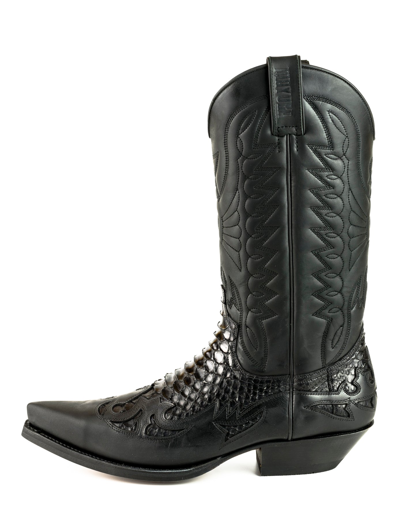 Botas Cowboy Country e Western de Homem e Mulher 1935 C Couro Preto e ...