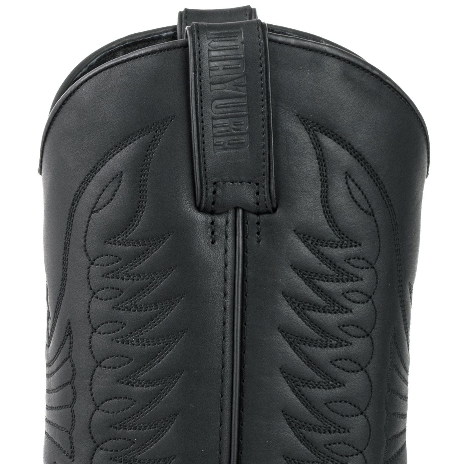 Botas Cowboy Country e Western de Homem e Mulher 20 Couro Preto