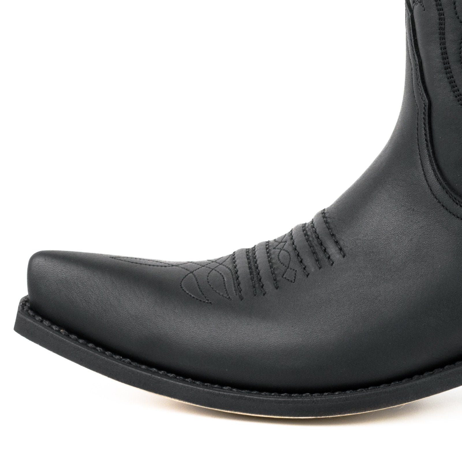Botas Cowboy Country e Western de Homem e Mulher 20 Couro Preto