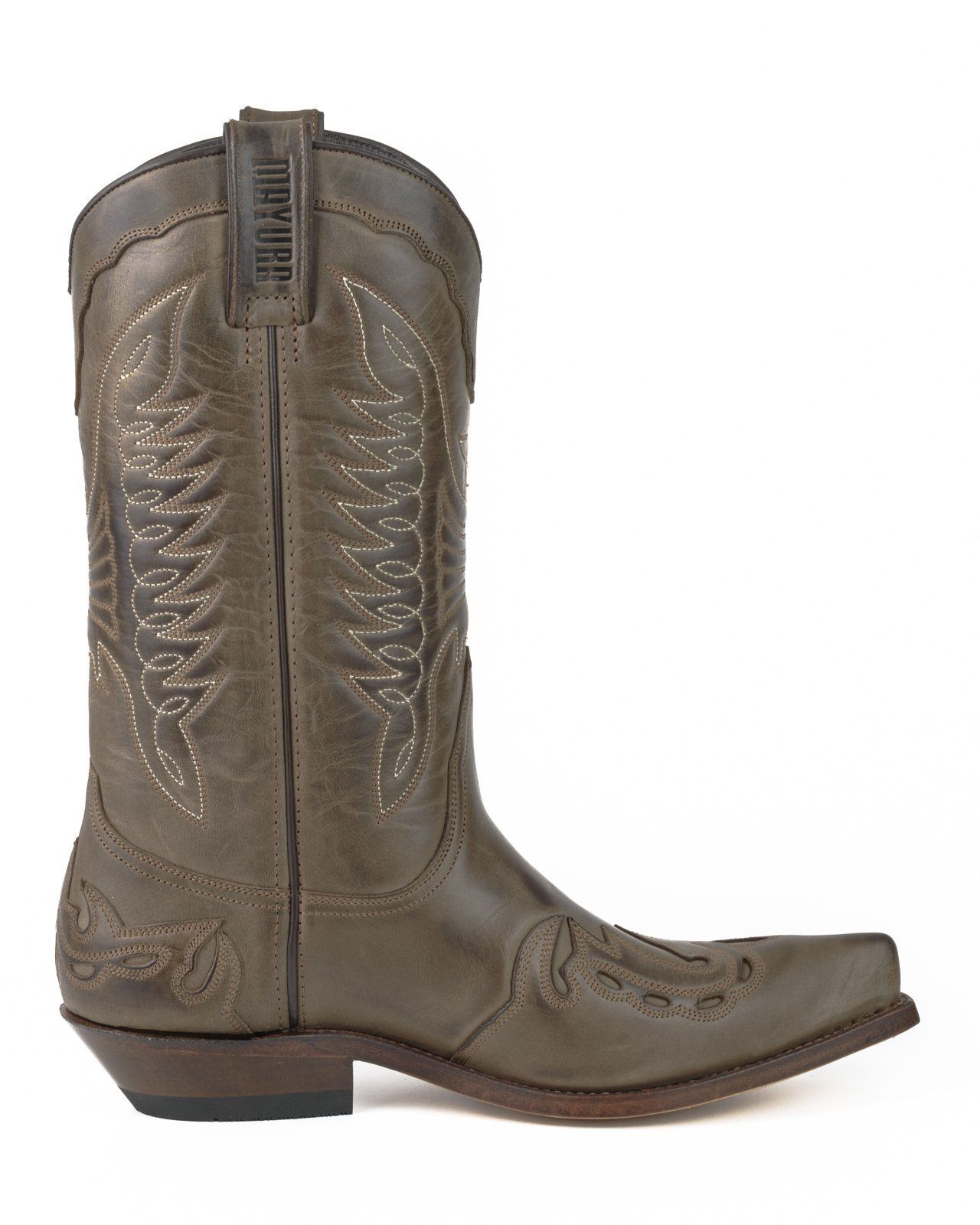 Botas Cowboy Country e Western de Homem e Mulher 17 Couro Castanho
